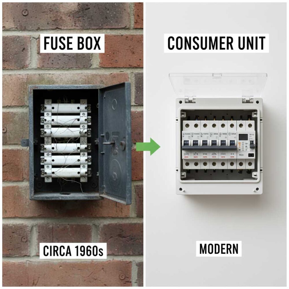 What’s the Difference Between a Fuse Box and a Consumer Unit?